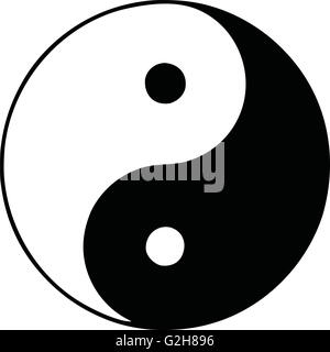 ying and yang symbol Stock Photo - Alamy