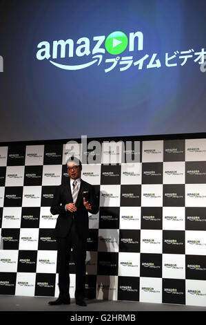 Amazon Japan President Jasper Cheung speaks during an interview in ...