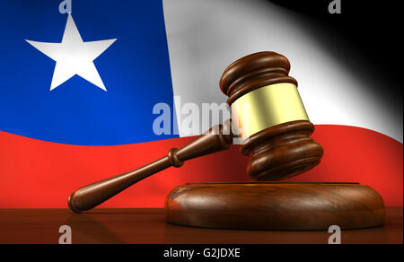 justice in chile Stock Photo - Alamy