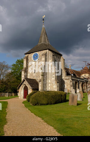 Village parish church of Saint Michael and All Angels, Copford, Essex ...