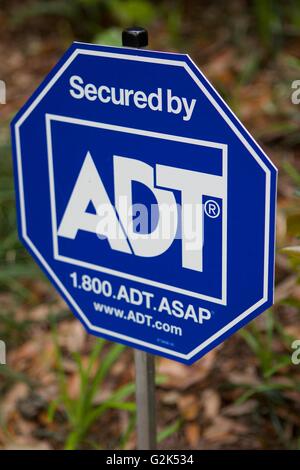 ADT Security sign Stock Photo - Alamy