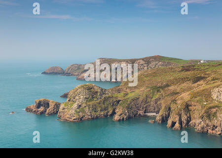 Pwll Deri on the north coast of Pembrokeshire, Wales, UK Stock Photo ...