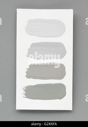 Paint sweeps on paper Stock Photo - Alamy