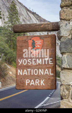 Yosemite Valley Entrance Stock Photo - Alamy