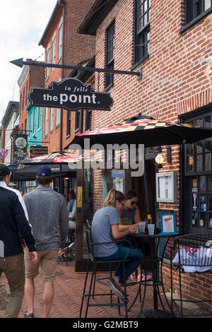 Fell's point historic district Baltimore Maryland Stock Photo - Alamy