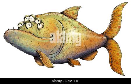 Fish with multiple eyes Stock Photo - Alamy