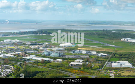 Runway, airport, Shannon Airport, County Clare, Ireland, United Kingdom ...