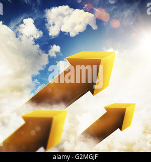 Arrow in the sky Stock Photo - Alamy