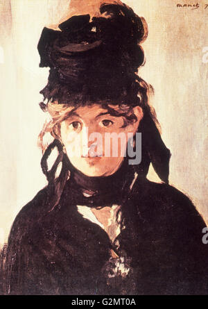 Edouard Manet, Berthe Morisot With a Bouquet of Violets 1872 Oil on ...