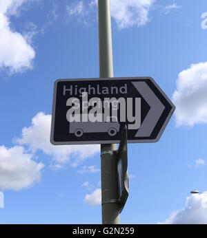 Highland Spring bottling plant Blackford Scotland May 2016 Stock Photo ...