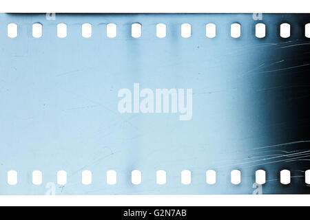 Blank gray film strip isolated on white background. Template Mock up ...