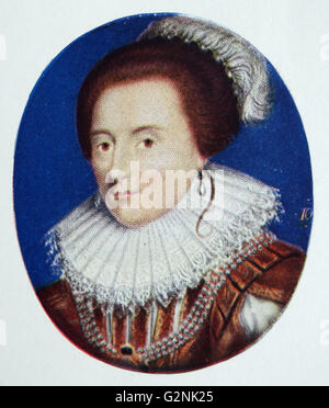 Elizabeth Stuart (1596-1662) Queen of Bohemia, daughter of James I of ...