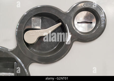 vending Machine Coin insert space Stock Photo - Alamy