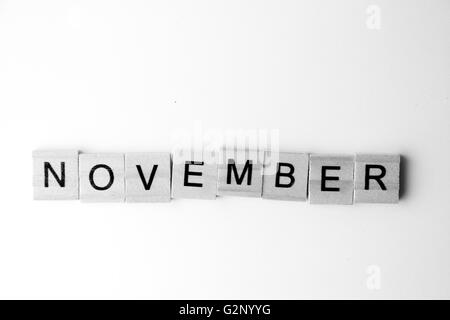 Name of month in a year. 12 month name start with january till december ...