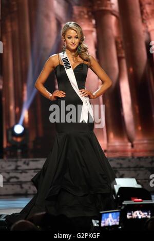 Miss Iowa USA, Alissa Morrison at a public appearance for Miss USA 2016 ...