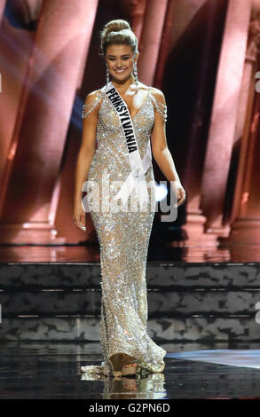 Miss Pennsylvania, Elena LaQuatra. 2016 Miss USA Pageant Preliminary ...