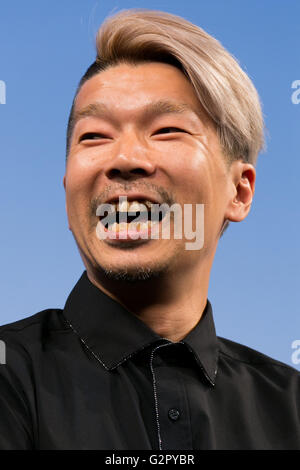 Tokyo, Japan. 2nd June, 2016. Actor/comedian Ryuhei Ueshima (Dacho Club ...