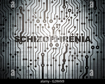 Health concept: circuit board with Schizophrenia Stock Photo - Alamy