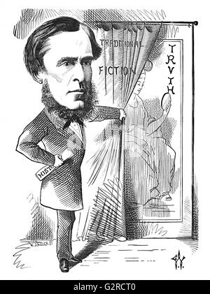 Cartoon portrait, JAMES ANTHONY FROUDE Stock Photo - Alamy