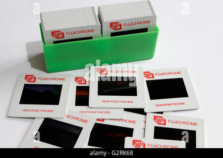 A selection of 35mm photographic slides, photographs Stock Photo - Alamy