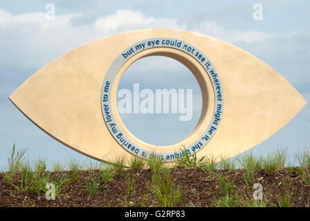 'The Eye' by sculptor Stephen Broadbent, Littlehaven promenade,South ...