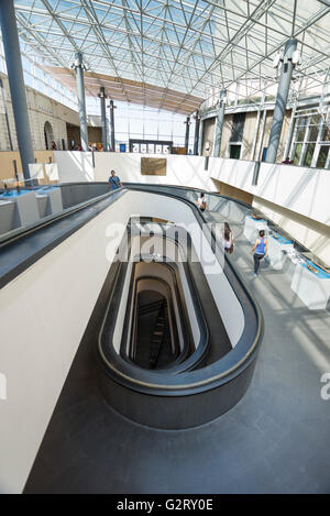 Entrance ramp to the museum, Vatican Museum, Vatican City, Italy Stock ...