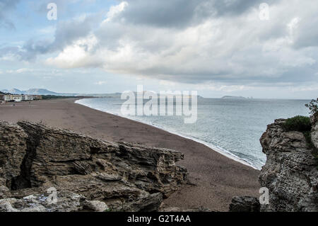 Eternal beach on the Costa Brava Stock Photo - Alamy