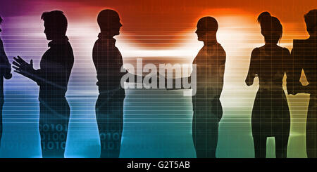 Business Networking Session as an Illustration Concept Stock Photo - Alamy