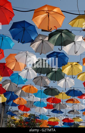 Umbrella Street , Antalya, Turkey Stock Photo - Alamy