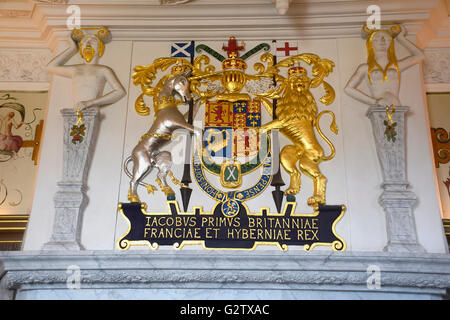 Royal Arms of Scotland, above Edinburgh Castle Gate, Edinburgh Castle ...