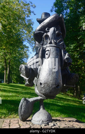 Lobey Dosser statue Glasgow Stock Photo - Alamy
