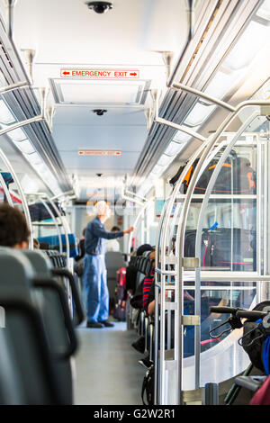 Denver Airport commuter rail station in the Summer Stock Photo - Alamy