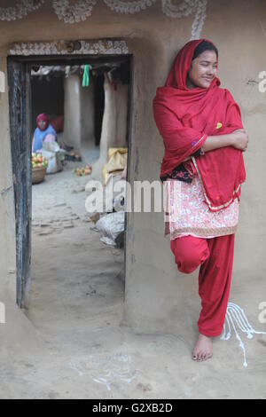 Traditionally Decorated House Door In A Typical Paroja Tribe Village In ...