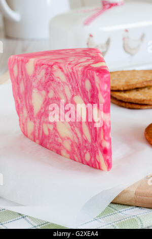 Red windsor cheese Stock Photo - Alamy