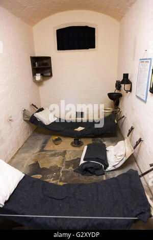 Old prison cell with bunk beds Stock Photo - Alamy