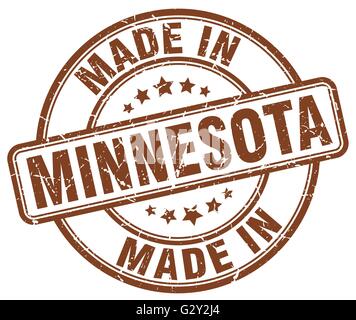 Made in Minnesota stamp. Made in Minnesota round sign Stock Vector ...