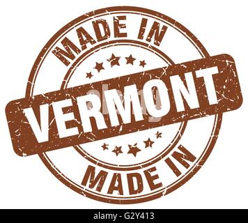 Made in Vermont stamp. Made in Vermont round sign Stock Vector Image ...