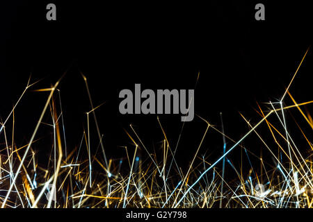 Colored flint sparks Stock Photo - Alamy
