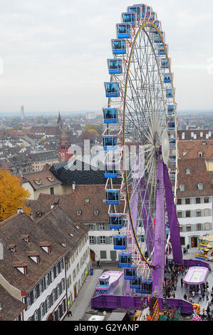 Basel Herbstmesse Ferris Wheel Stock Photo - Alamy