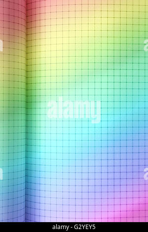 Open squared school notebook, close up view. Copy-space Stock Photo - Alamy