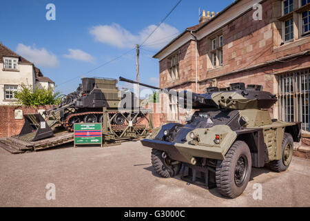 A Royal engineers Combat Engineer Tractor, on its road transporter, at ...