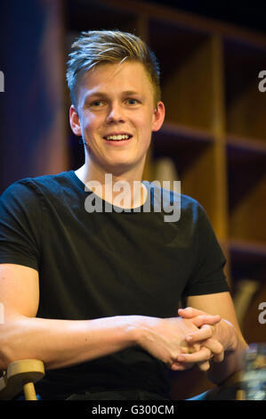 Caspar Lee YouTube sensation & internet Vblogger speaking on stage at ...