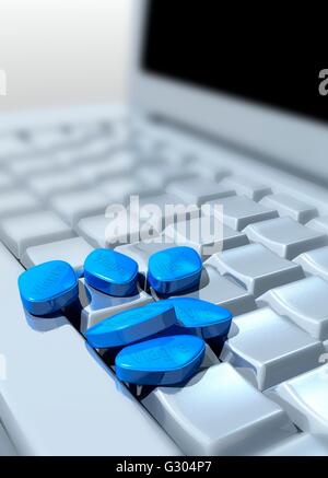 Close up Laptop Computer on Top of Office Table of a Businessman with ...