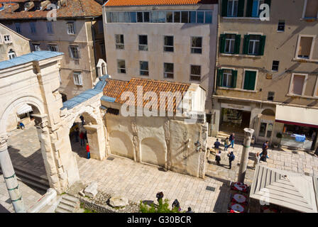 Peristil, Peristyle, main square of the palace area, Grad, old town ...