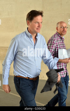 Broadcasting House, London, UK, Nick Clegg attends BBC studios as the ...