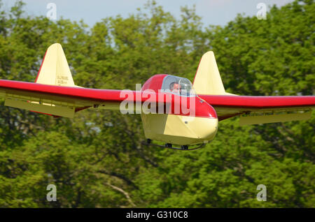 Fauvel AV36 Flying Wing Glider at Shuttleworth Old Warden Airshow Stock ...