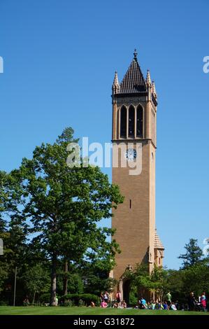 The landmark Stanton carillon bell tower campanile on the campus of ...