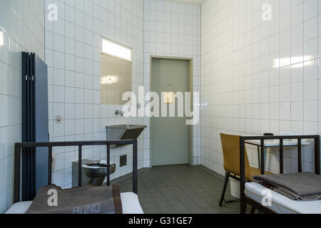 Bremen, Germany, prison cell of police custody Stock Photo - Alamy