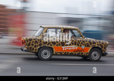 Old Trabant safari cars outside Trabi World museum used for city ...