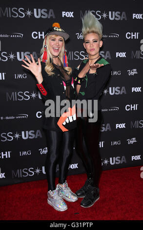 05 June 2016 - Las Vegas, NV - Ali Landry and daughter Estela. 2016 ...